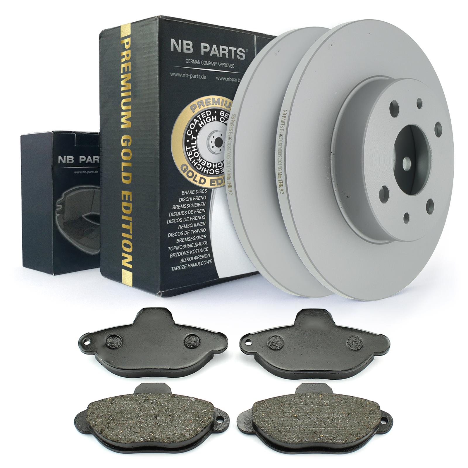 Dischi Freno Pastiglie Anteriori per Fiat Panda Classic Punto Seicento Lancia