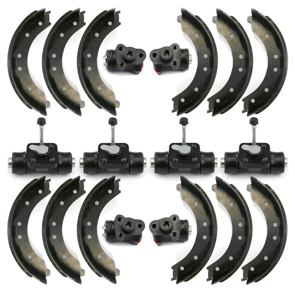 NB PARTS brake shoes + rear wheel brake cylinder