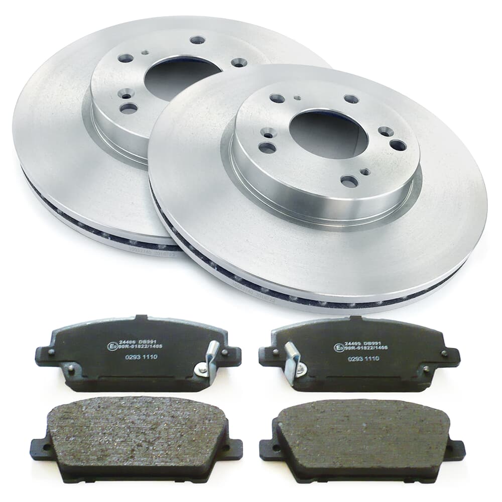 NB PARTS BROMSAR Bromsskivor + bromsbelägg fram