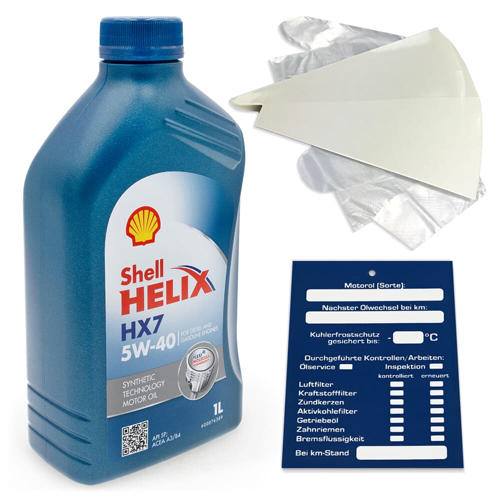 1L Shell Helix 5W40 HX7 MB229.3 API SP ACEA A3/B