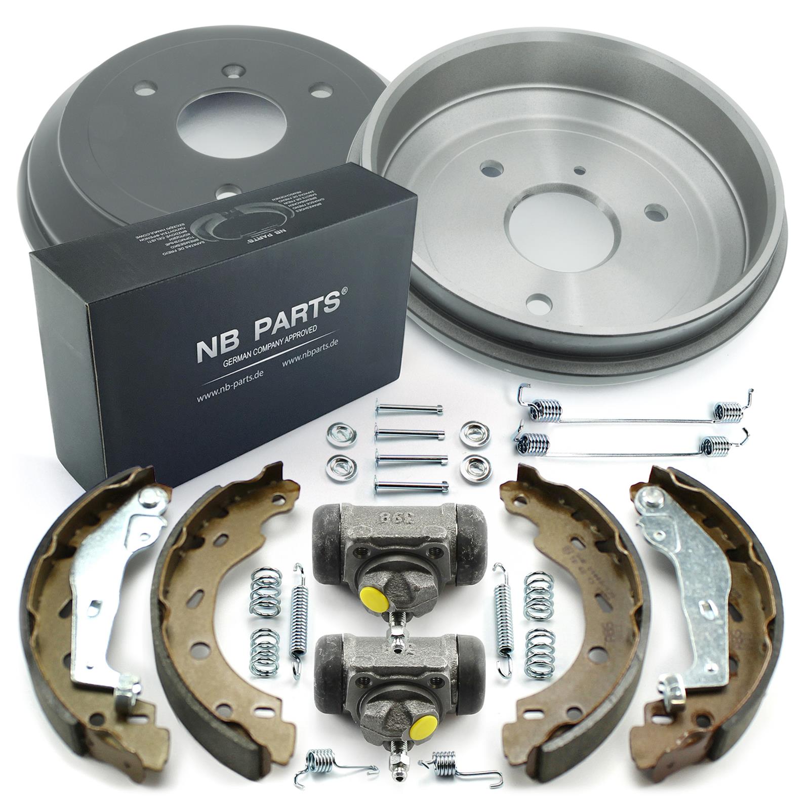 Brake Drums Wheel Cylinder Shoes Accessories Rear for Smart City 450 ...